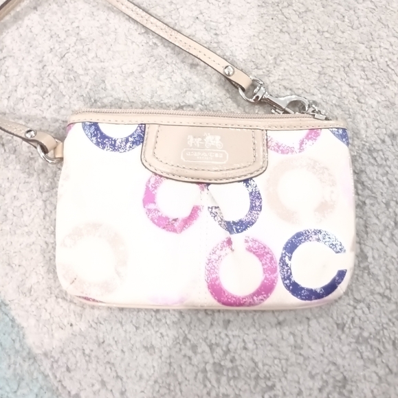 Coach | Bags | Coach Multicolor Circle Pattern Crossbody Bag | Poshmark